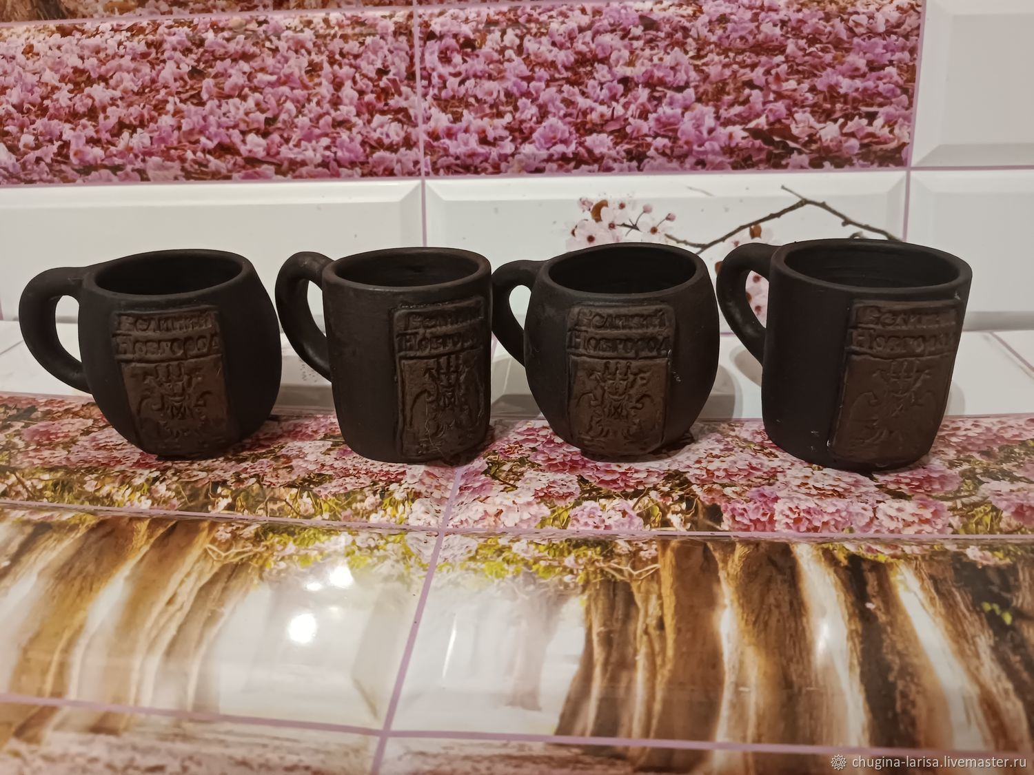 Сувенирные кружки мини с гербом Великого Новгорода на заказ в интернет ...