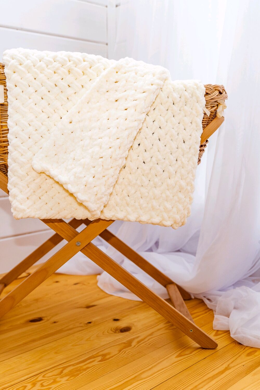 Плед детский из плюшевой пряжи 80 см*120 см "Нежность" в интернет ...