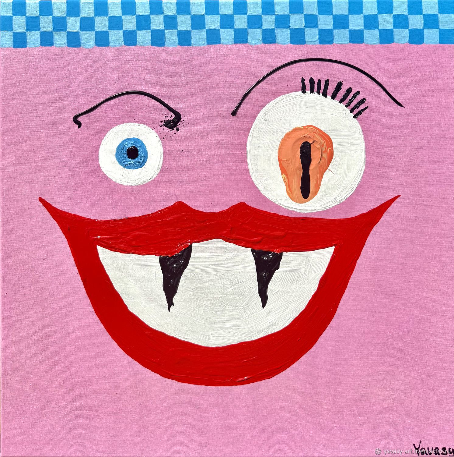 Crazy Pinky Face в интернет-магазине Ярмарка Мастеров по цене 75000 ...