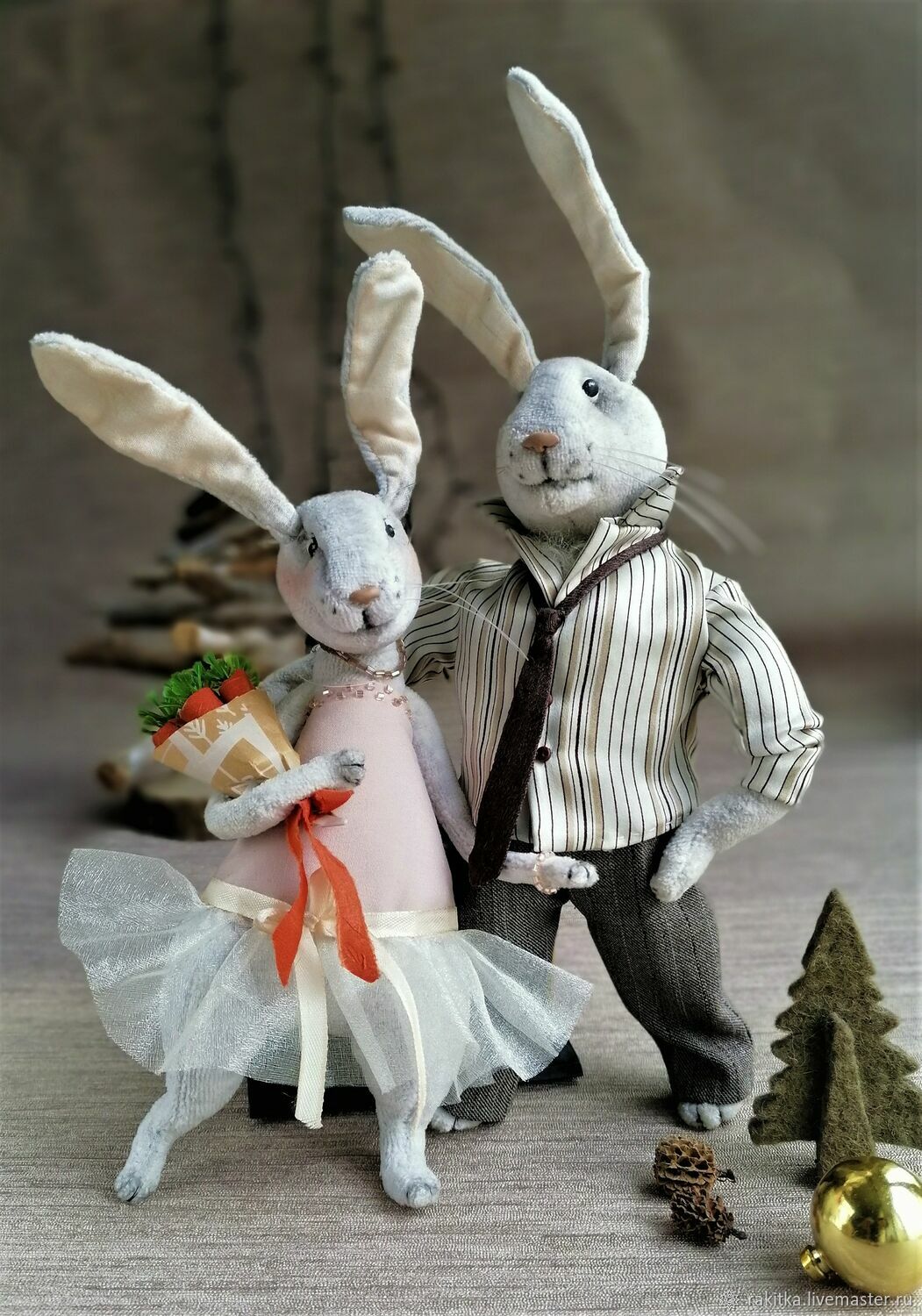 Кролики. Символ года – заказать на Ярмарке Мастеров – RPBWIRU ...