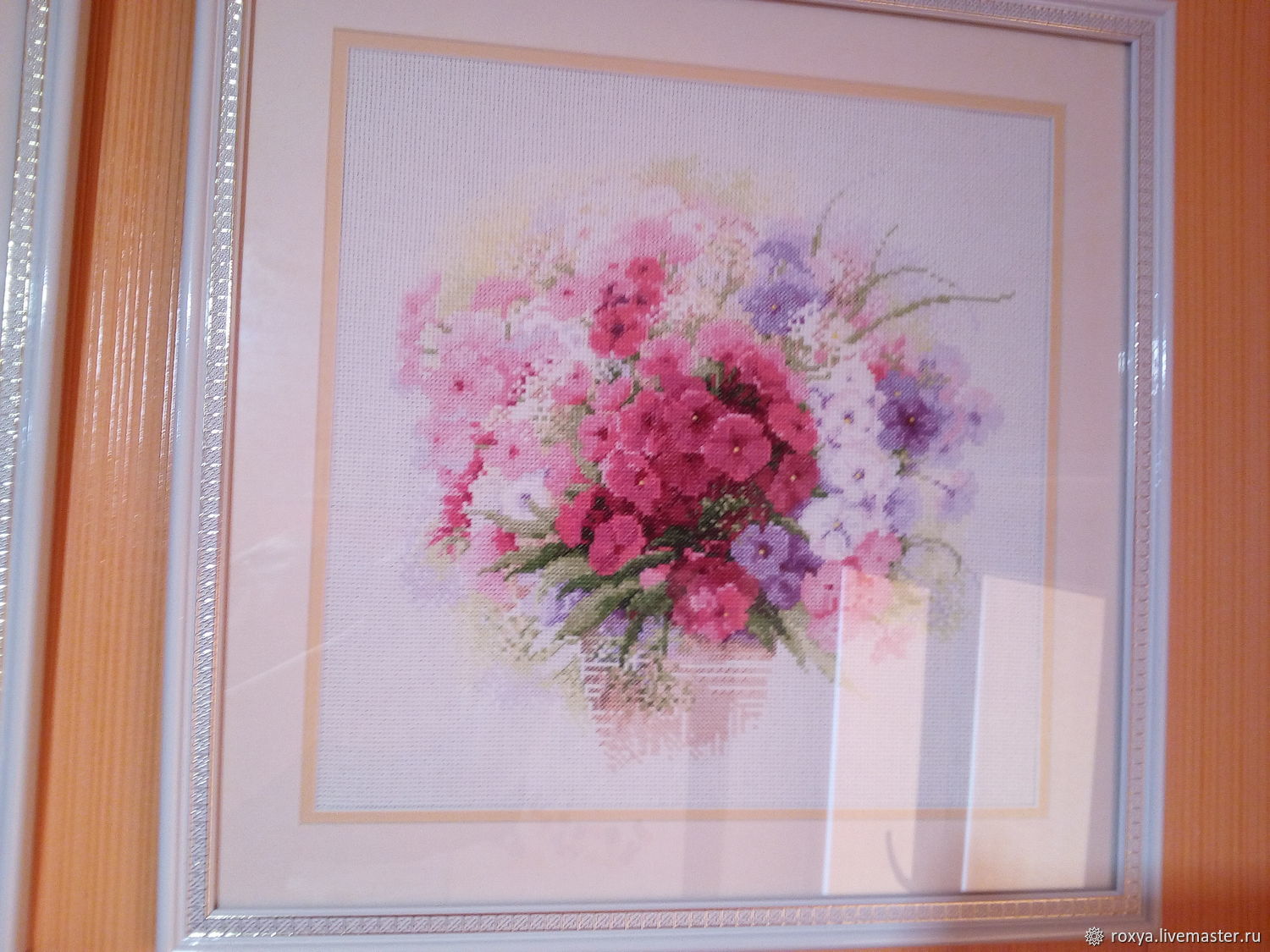 Набор вышитых картин фирмы Риолис - акварельные цветы в интернет ...