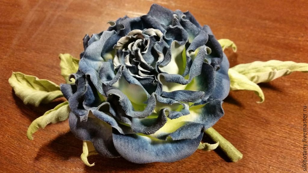 Бархатная роза "Джинсовое очарование". в интернет-магазине на Ярмарке ...