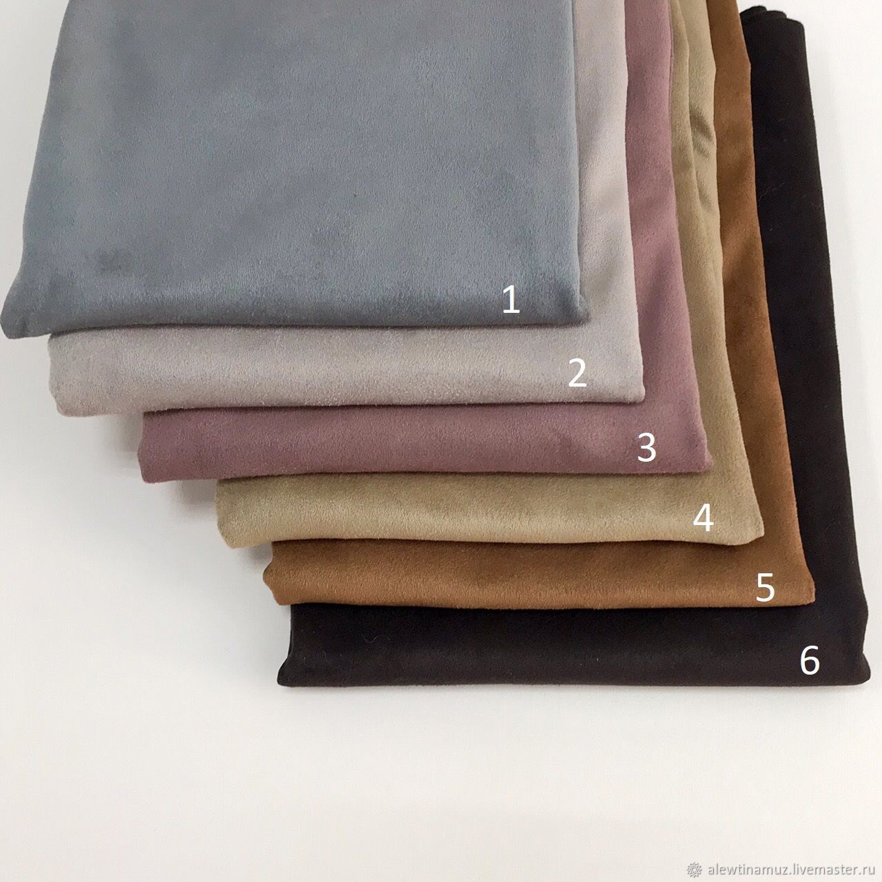 Замшевая ткань купить в интернет-магазине Ярмарка Мастеров по цене 160 ...
