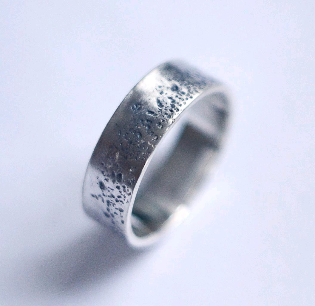 Sabulum - кольцо из серебра с песочной фактурой в интернет-магазине на ...