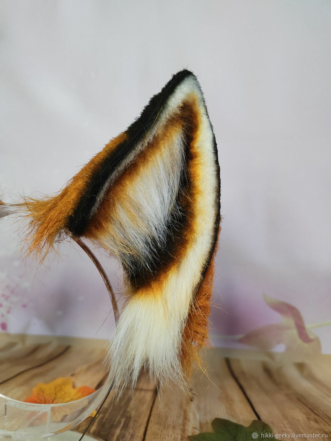 Ушки и хвост рыжей лисы на заказ в интернет-магазине Ярмарка Мастеров ...