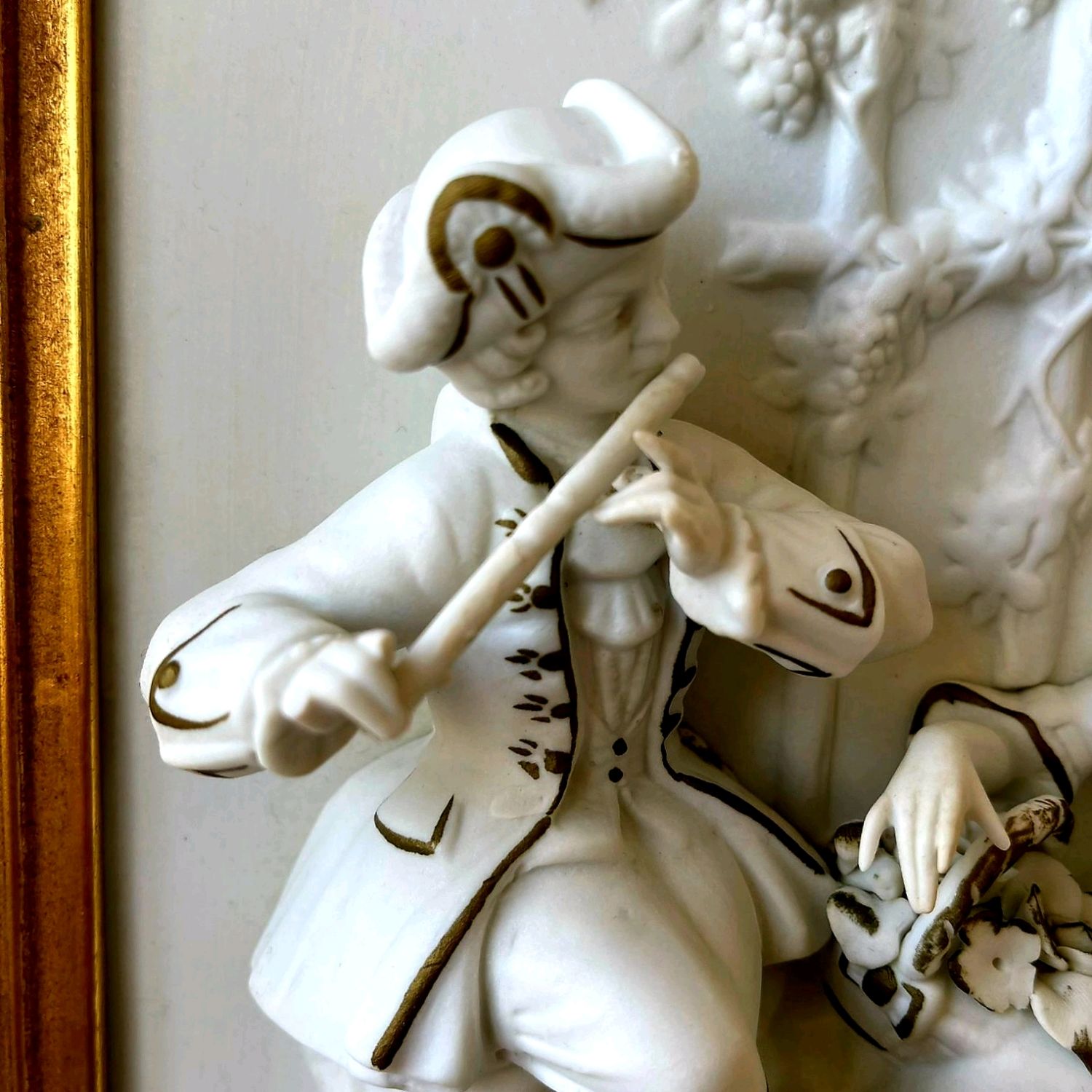 Винтаж: Панно (картина) "Галантный век ". Бисквитный фарфор. 36х в интернет-магазине на Ярмарке ...