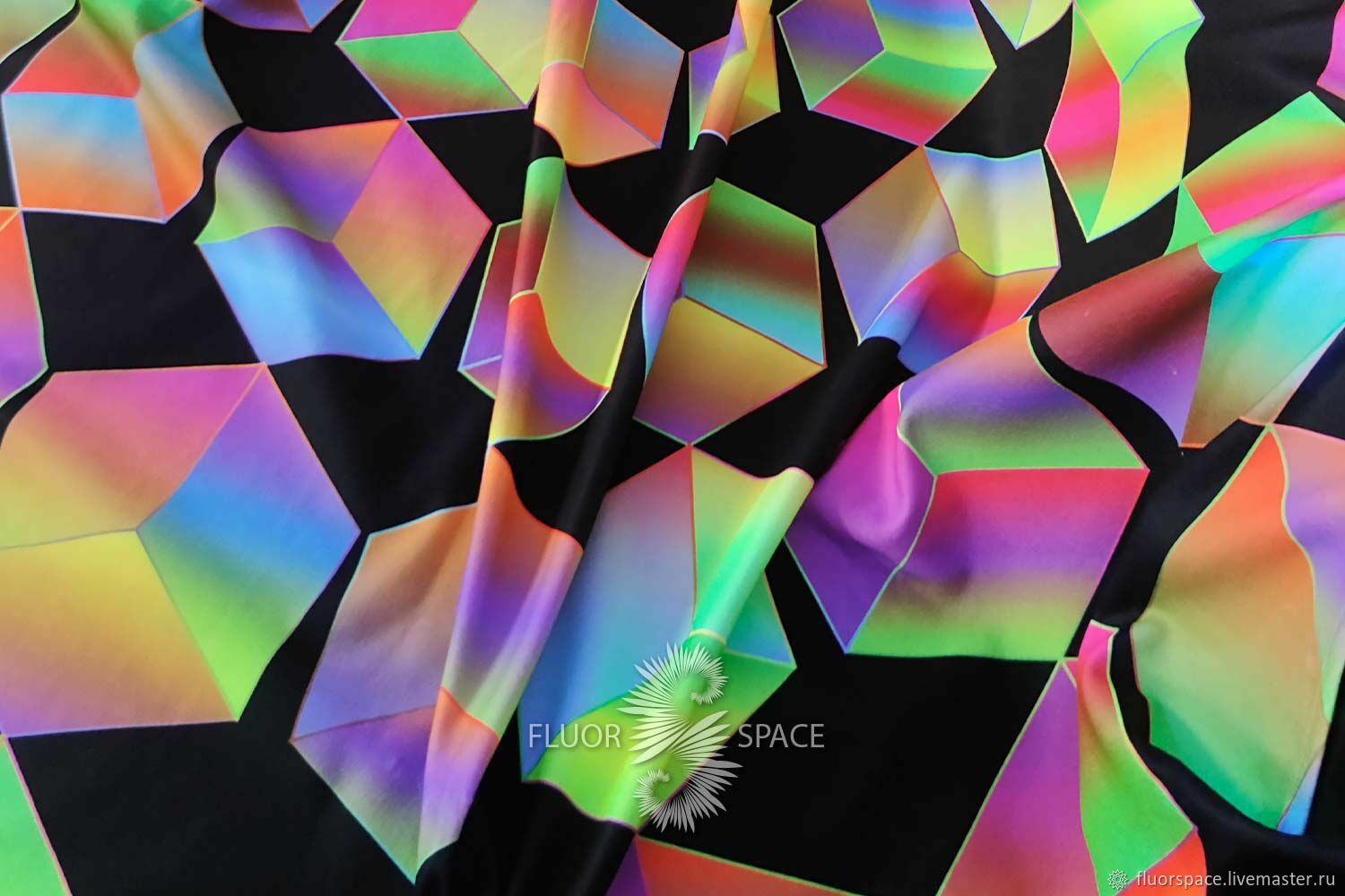 Плед флисовый «Mandala 33», флуоресцентный в интернет-магазине Ярмарка Мастеров по цене 3790 ...