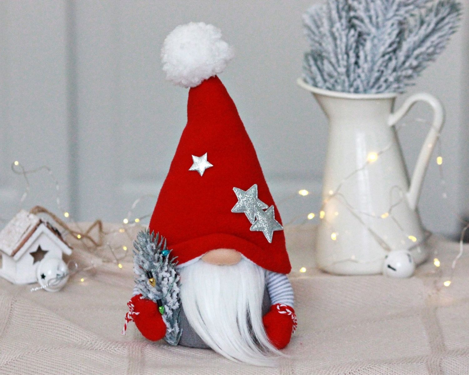 Новогодний гном в интернет-магазине Ярмарка Мастеров по цене 1100 ...