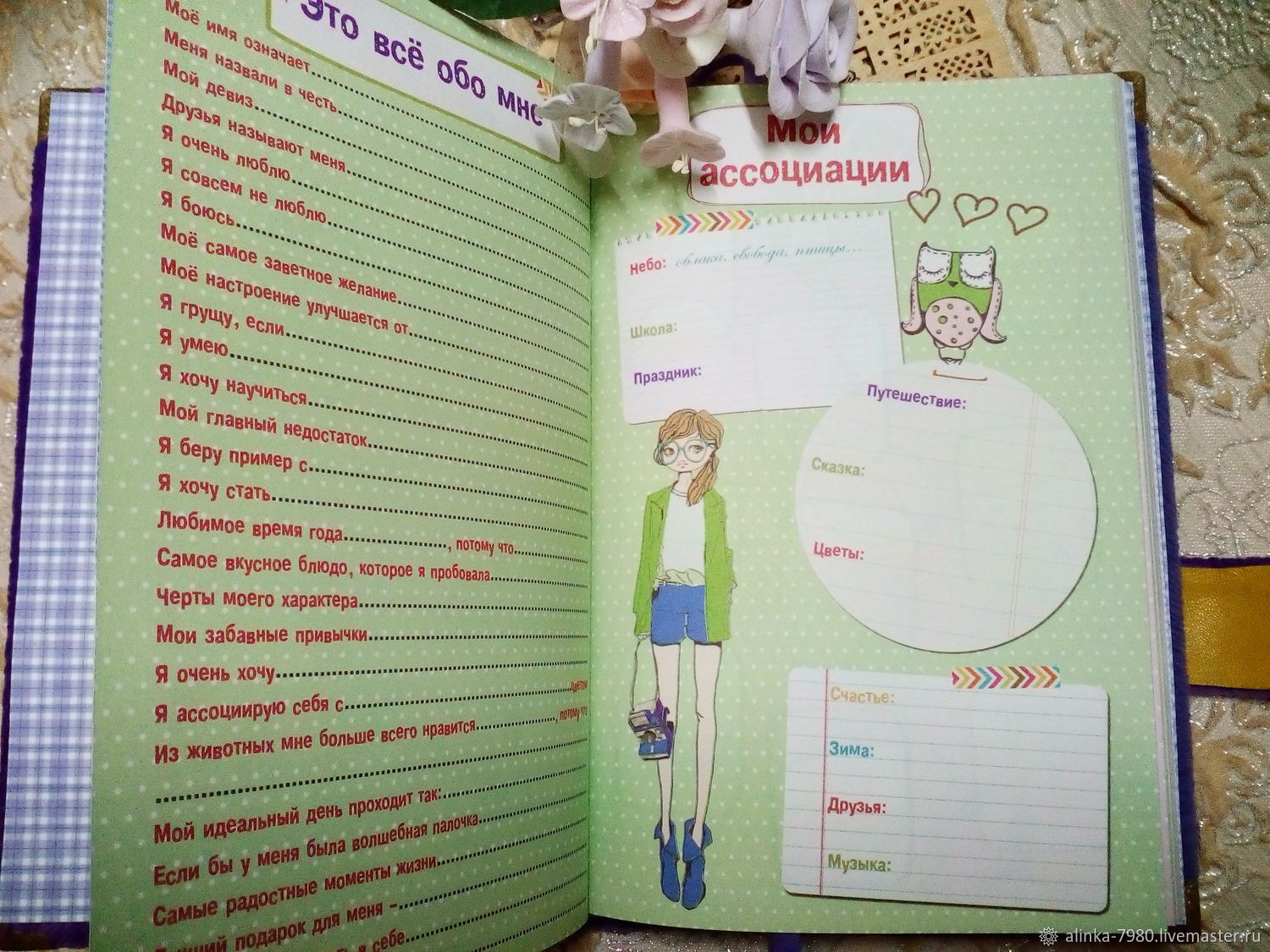 Мечты живут вечно.Личный дневник для девочки купить в интернет-магазине ...