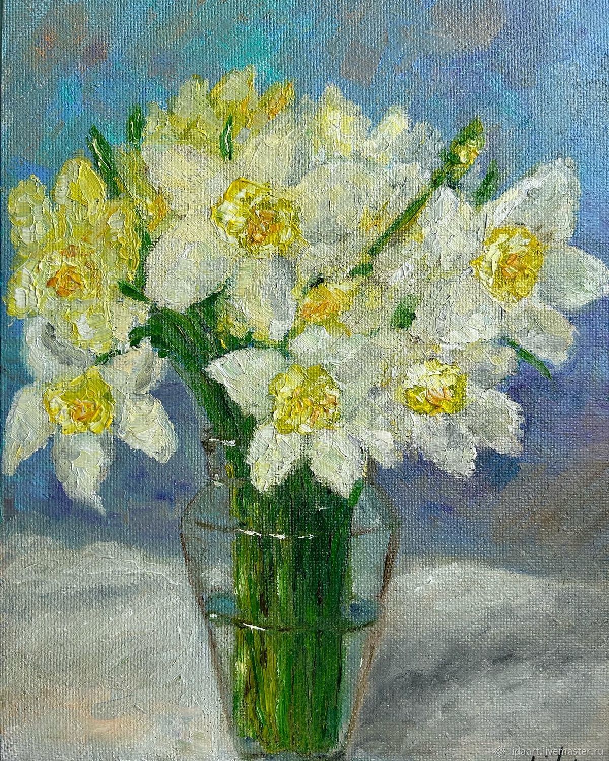 Картины: Любимые нарциссы натюрморт в интернет-магазине Ярмарка ...