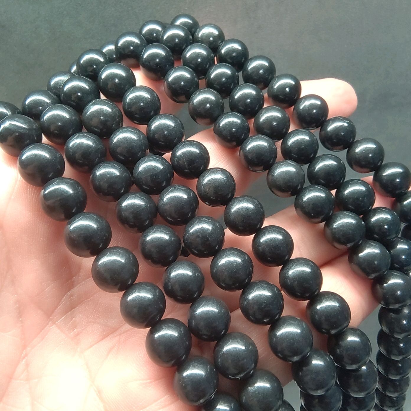 Шунгит 10мм Природный (арт 1060) купить в интернет-магазине Ярмарка ...