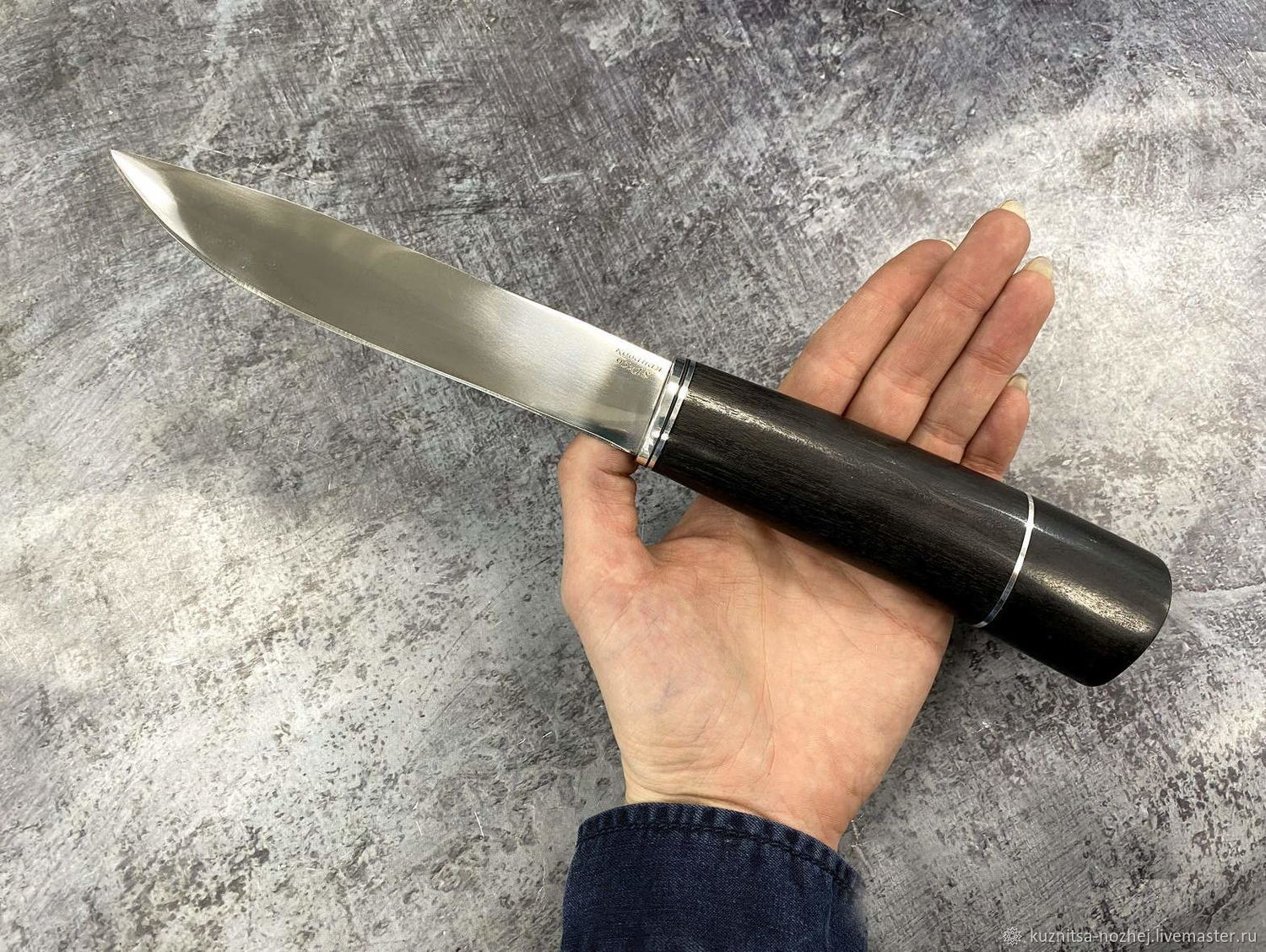 ЯКУТСКИЙ НОЖ БОЛЬШОЙ, КОВАНАЯ 95Х18, ГРАБ в интернет-магазине Ярмарка ...