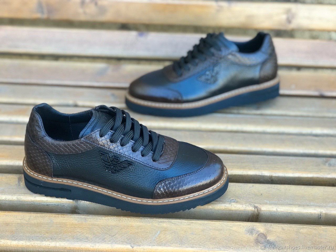Кроссовки кожаные Арт.FS-059 в интернет-магазине на Ярмарке Мастеров ...