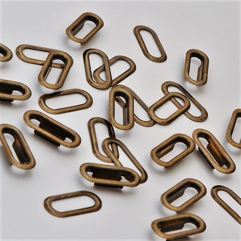 Овальные люверсы 18 мм, 22 мм (антик) купить в интернет-магазине ...