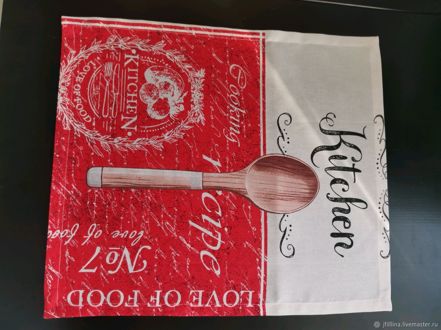 Салфетка на стол "Kitchen" в интернет-магазине Ярмарка Мастеров по цене ...