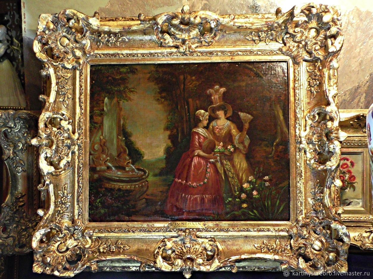 Картина.19 век.Paul Schaan.Франция.Масло.Воспоминания в интернет ...