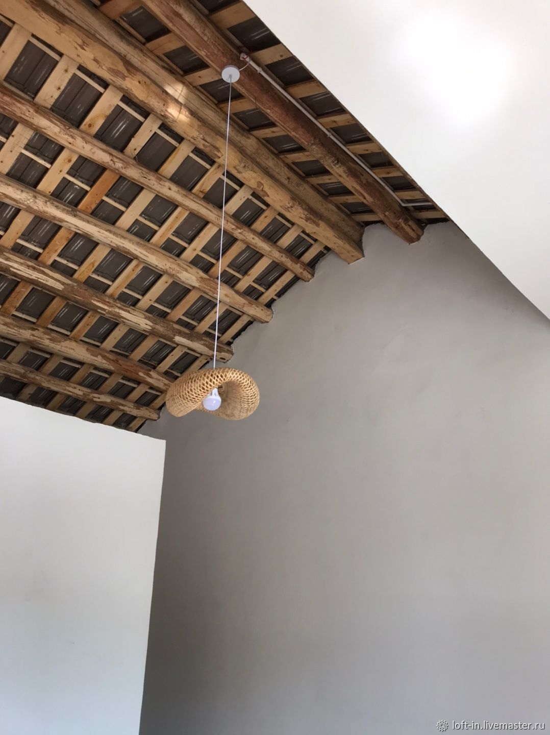 Люстра плетеная Asymmetry – заказать на Ярмарке Мастеров – MQA60RU ...