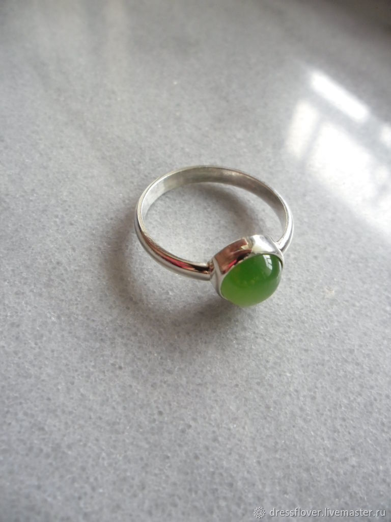 Кольцо Нефритовое в интернет-магазине Ярмарка Мастеров по цене 1700 ...