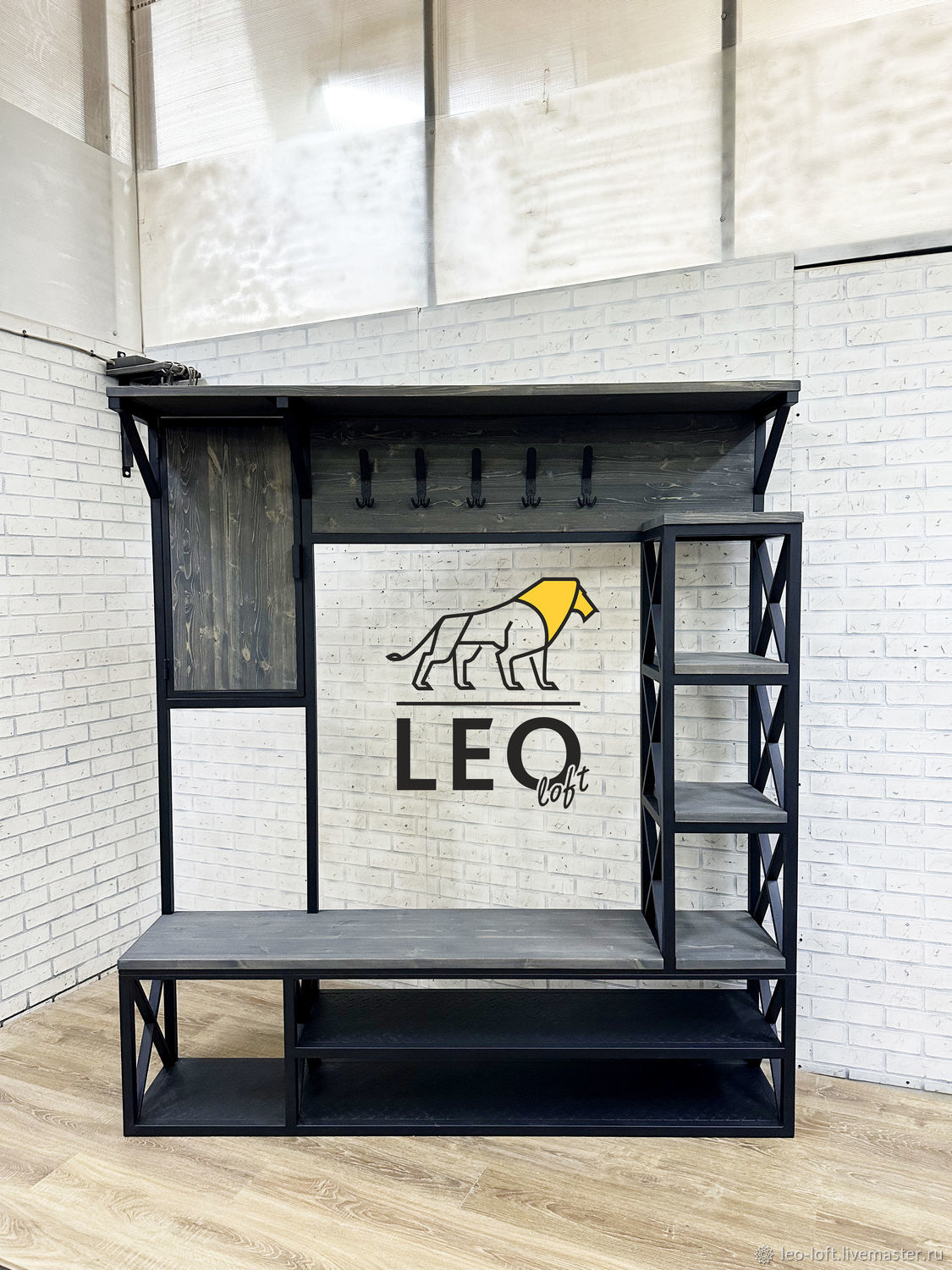 Прихожая лофт с люком на заказ LF-860 в интернет-магазине Ярмарка ...