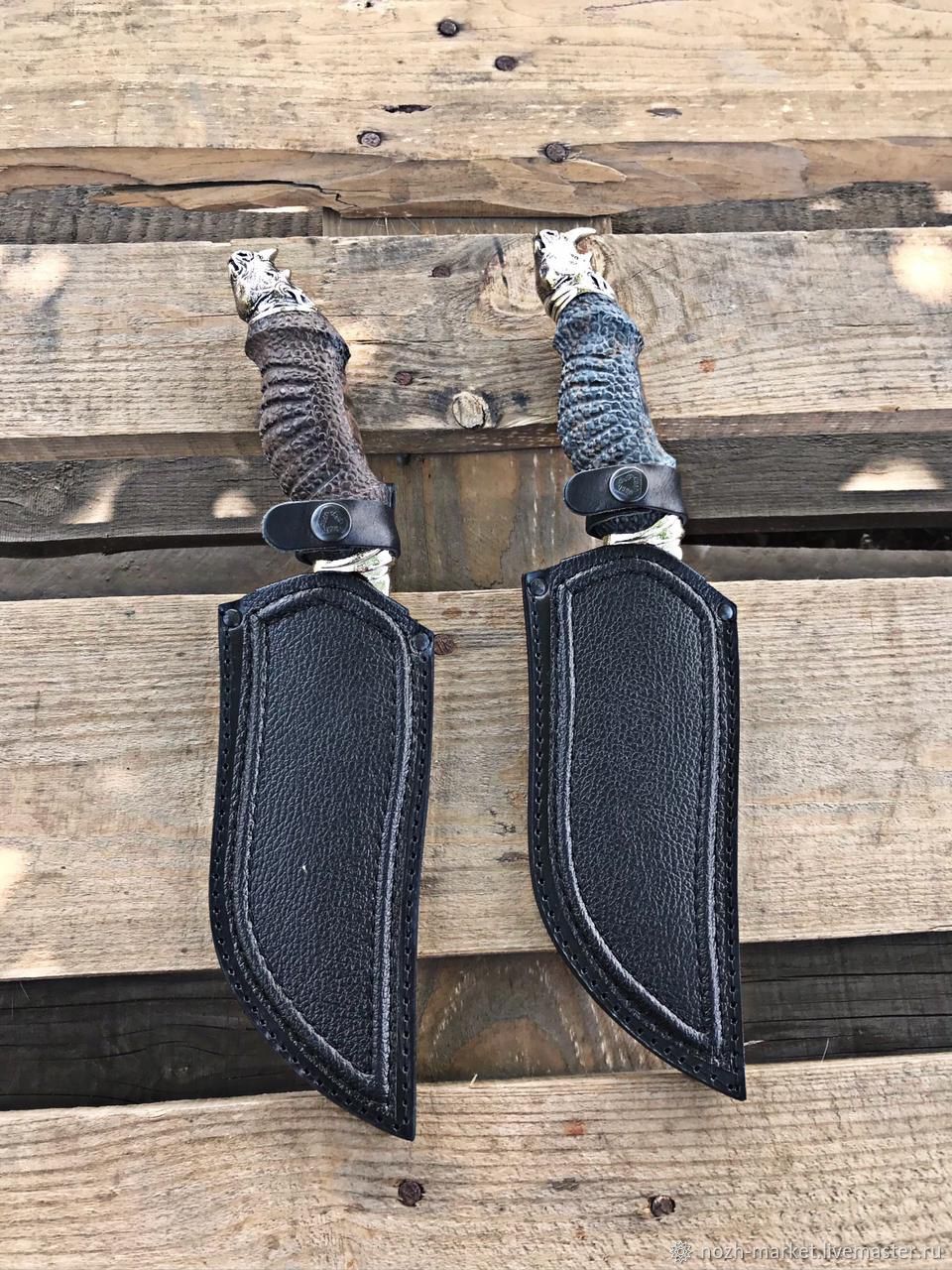 Нож "Носорог" (дамасская сталь) купить в интернет-магазине Ярмарка ...