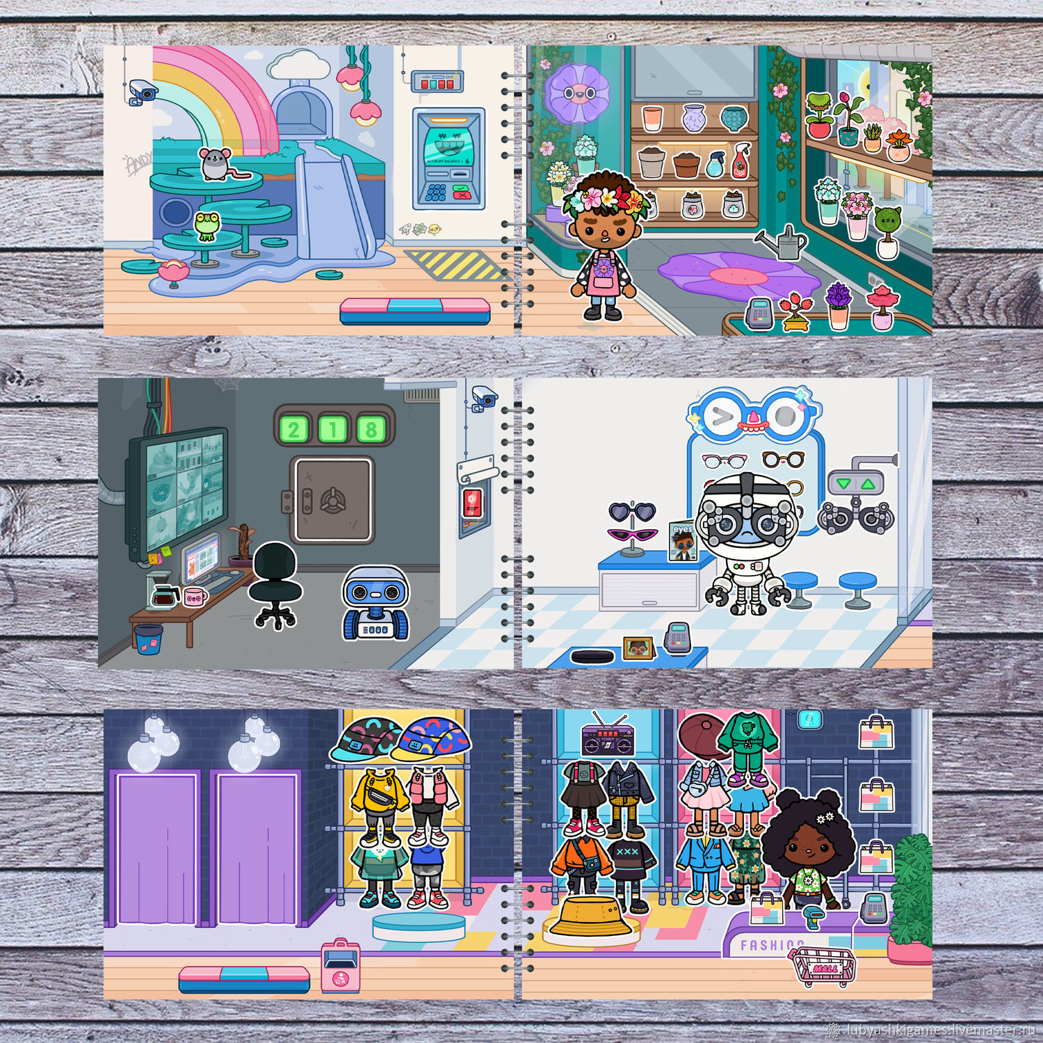 Шаблоны для печати: Тока Бока - Торговый центр" в интернет-магазине ...