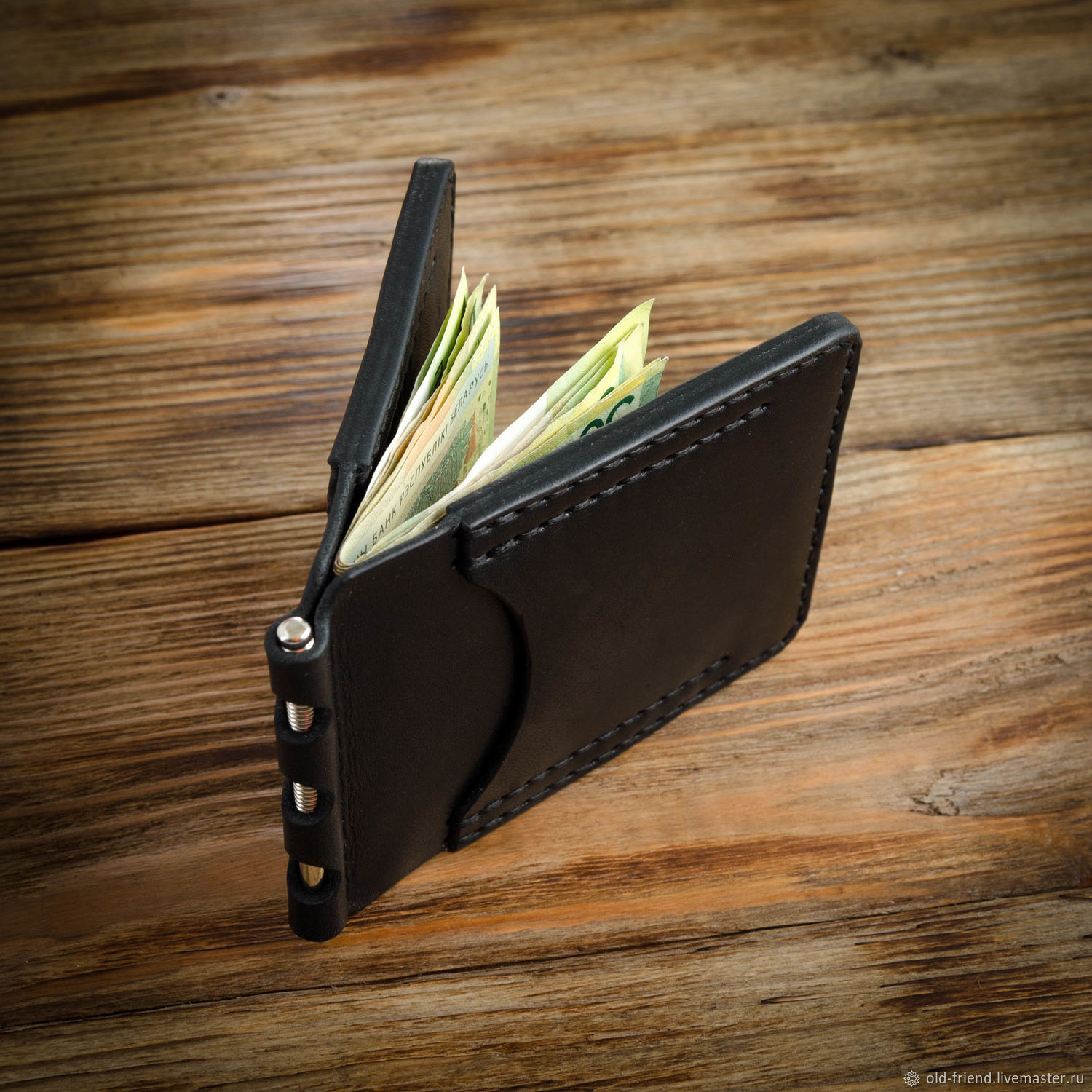 Зажим из натуральной кожи – заказать на Ярмарке Мастеров – LR60WRU ...