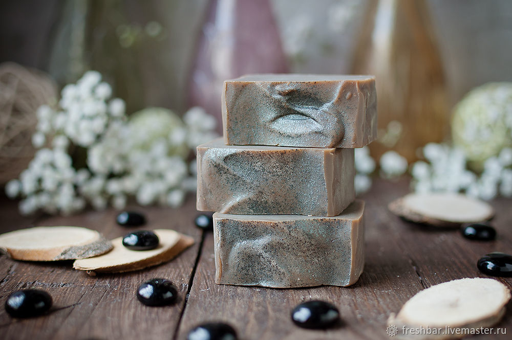 Мыло "Черный бриллиант" натуральное с нуля в интернет-магазине Ярмарка ...