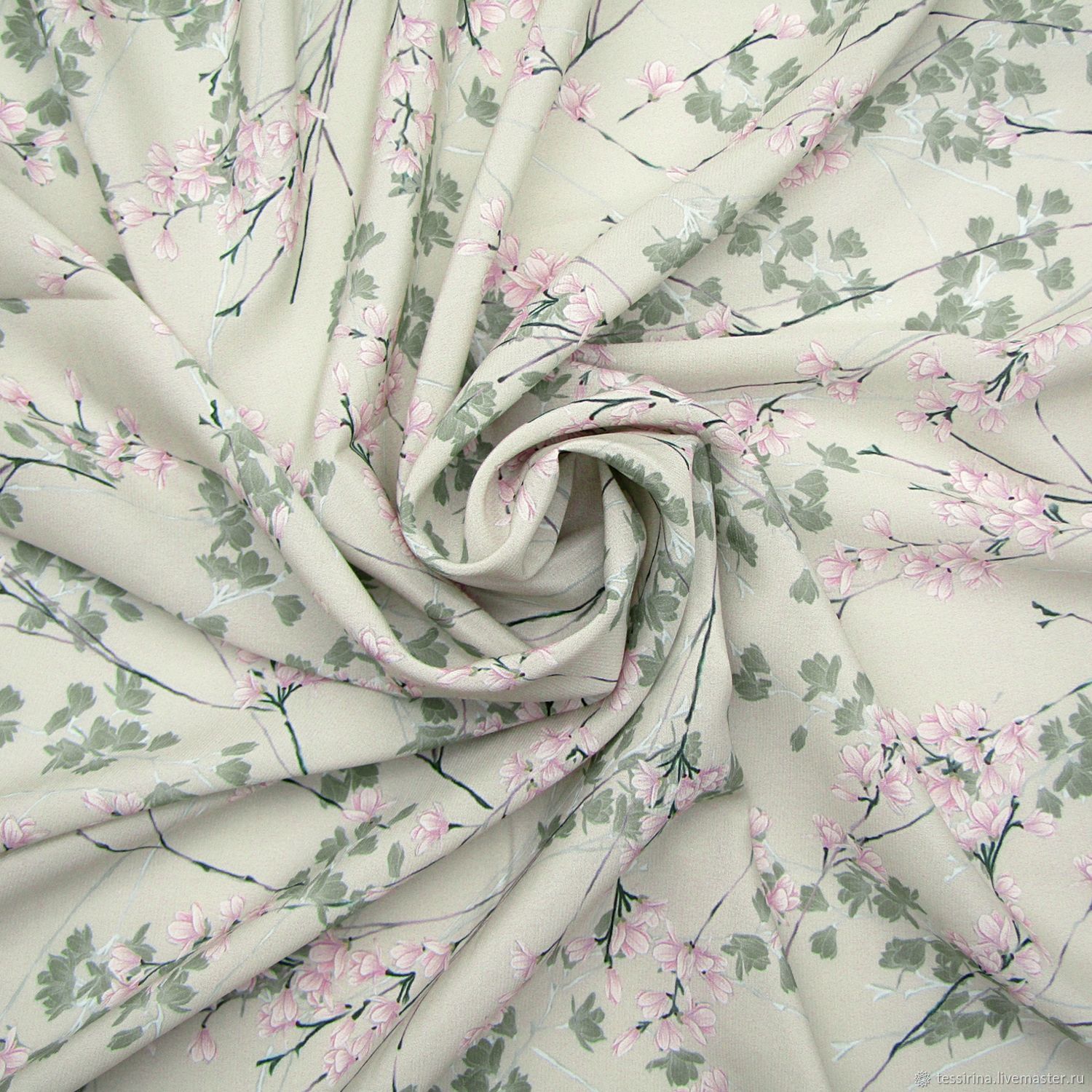 Крепдешин Дольче Габана "Нинон" итальянские ткани купить в интернет ...