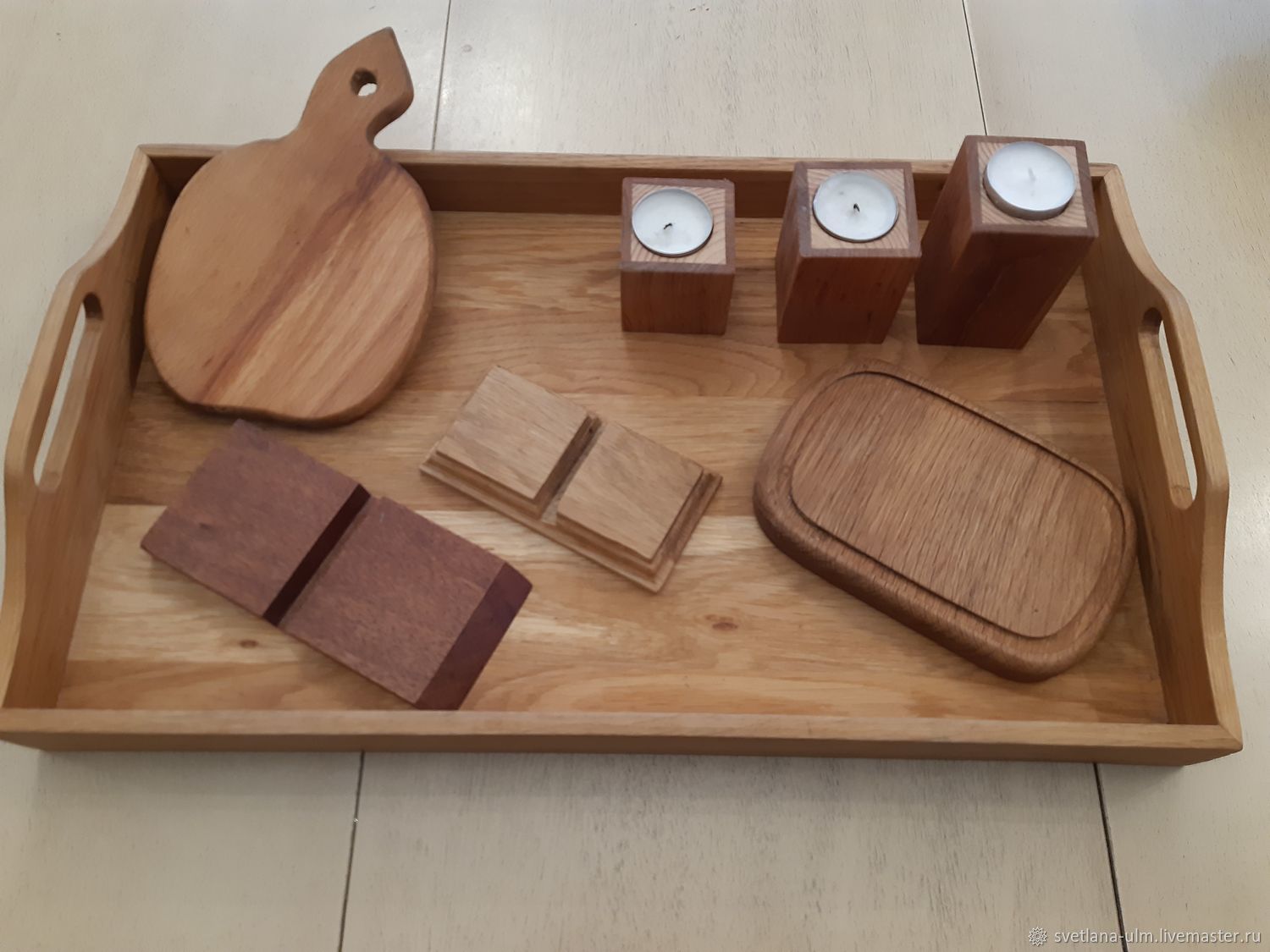 Подсвечники: Подарки, сувениры, изделия из дерева в интернет-магазине ...