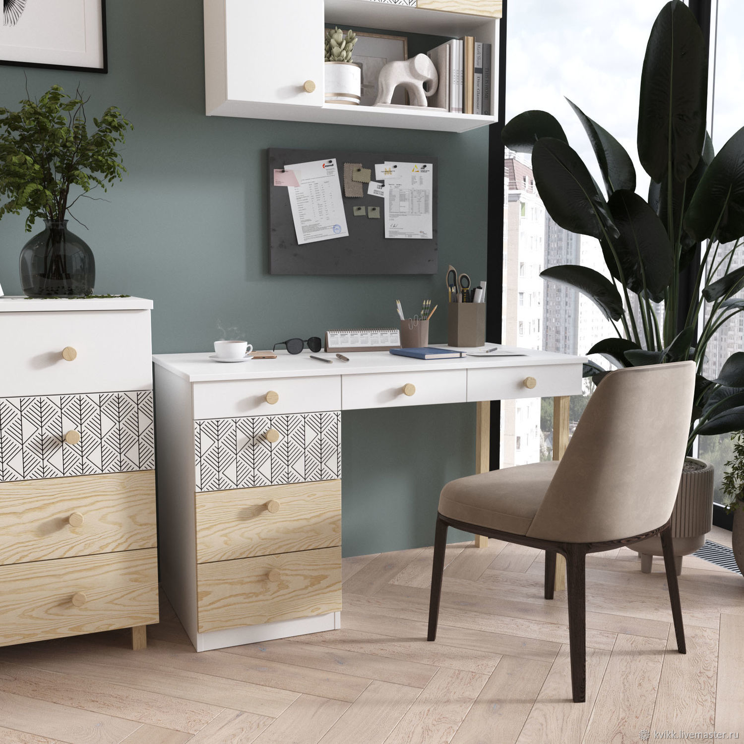 Письменный стол с ящиками FRIT. Размер на выбор в интернет-магазине ...