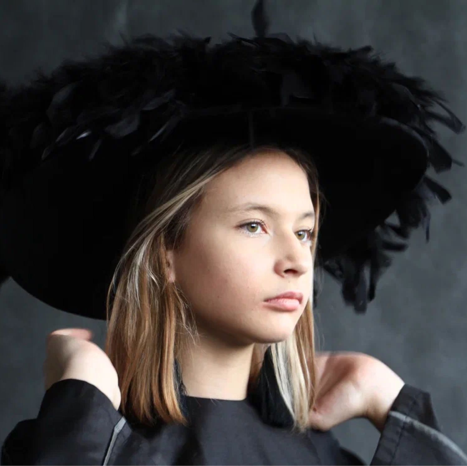 Шляпа нью лук в стиле Диор чёрная в интернет-магазине на Ярмарке ...