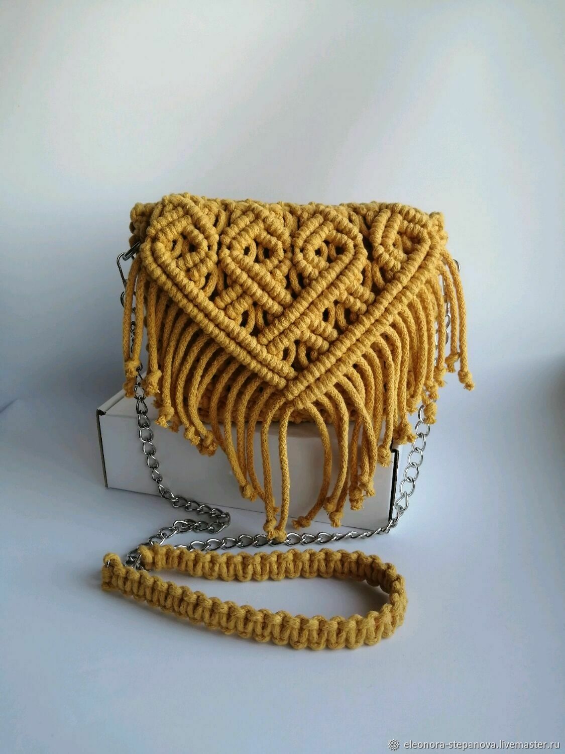 Сумка макраме в интернет-магазине Ярмарка Мастеров по цене 4100 ...