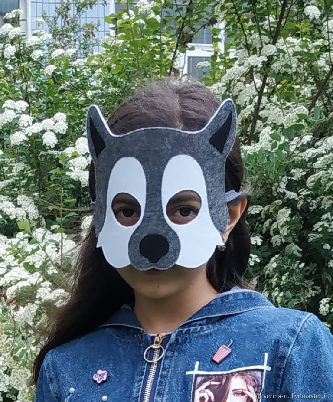 Карнавальные маски: Маска из фетра "Волчёнок" – купить на Ярмарке ...
