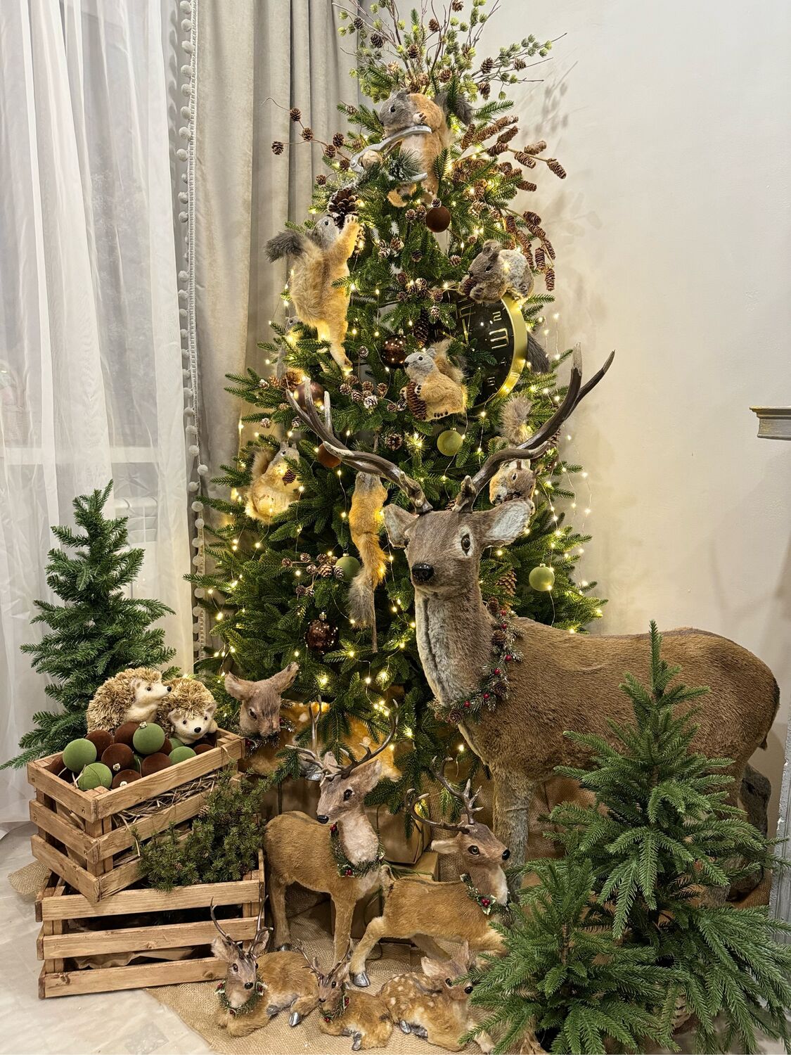 Белки, олени, косули, ёжики на ёлку в интернет-магазине Ярмарка ...