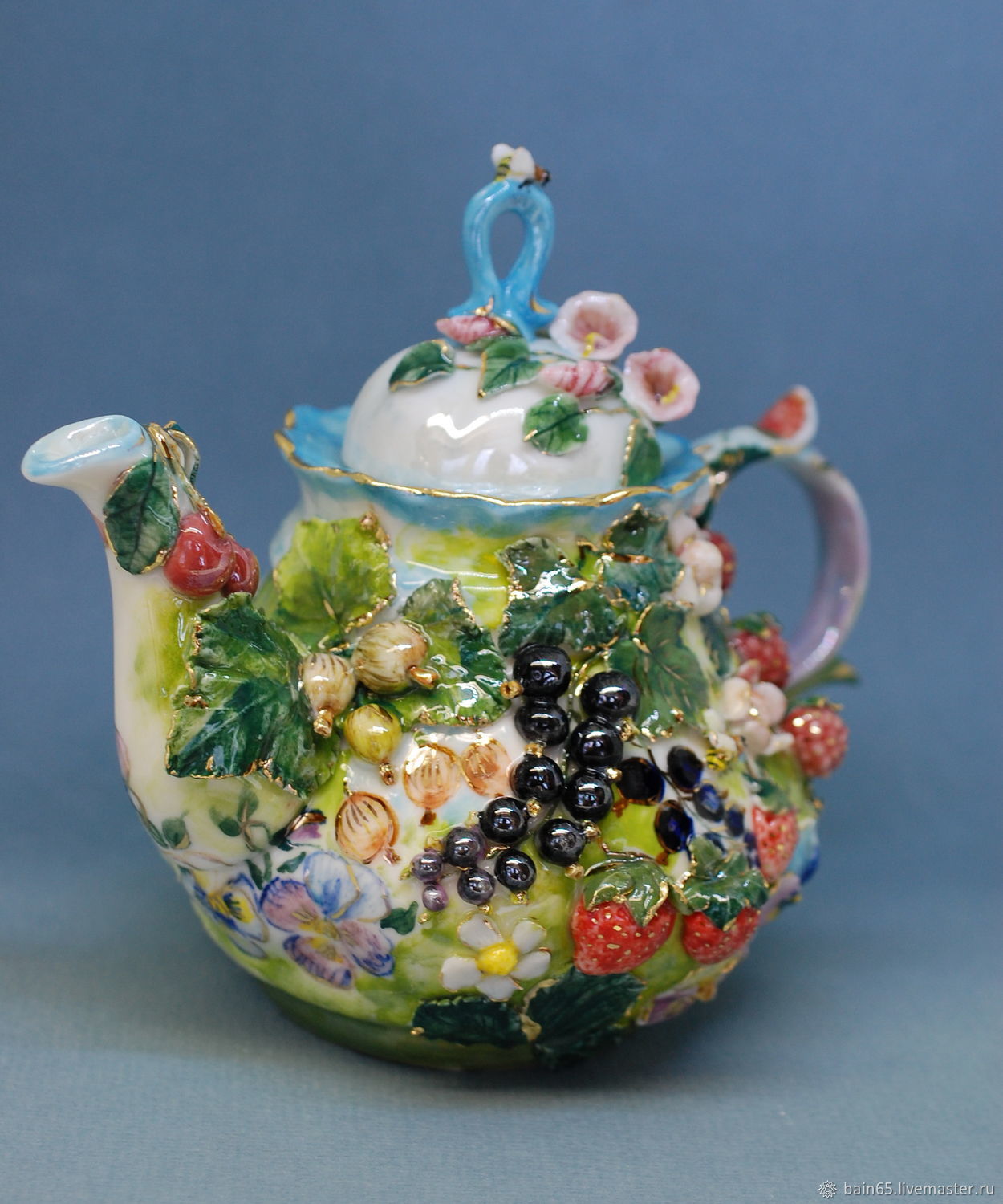 "Sweet summer" tea pot – shop online on Livemaster with shipping