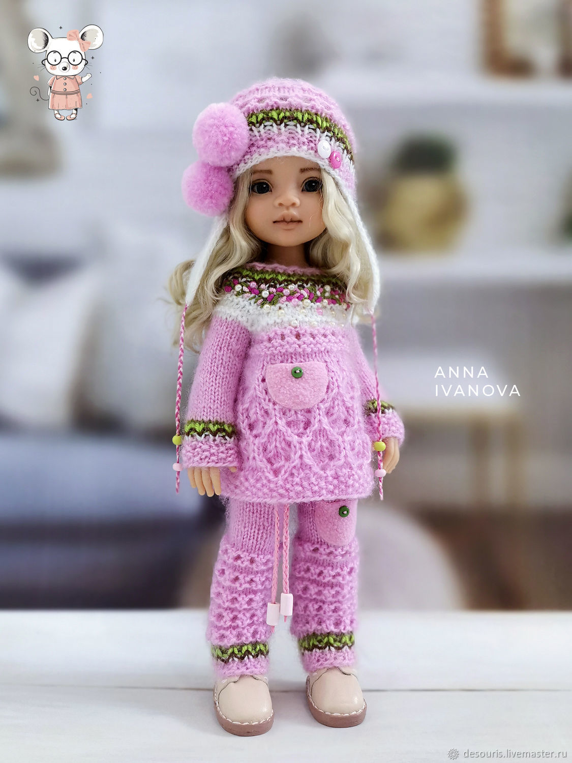 Одежда для кукол Паола Рейна. Костюм "Малиновый зефир" – заказать на ...