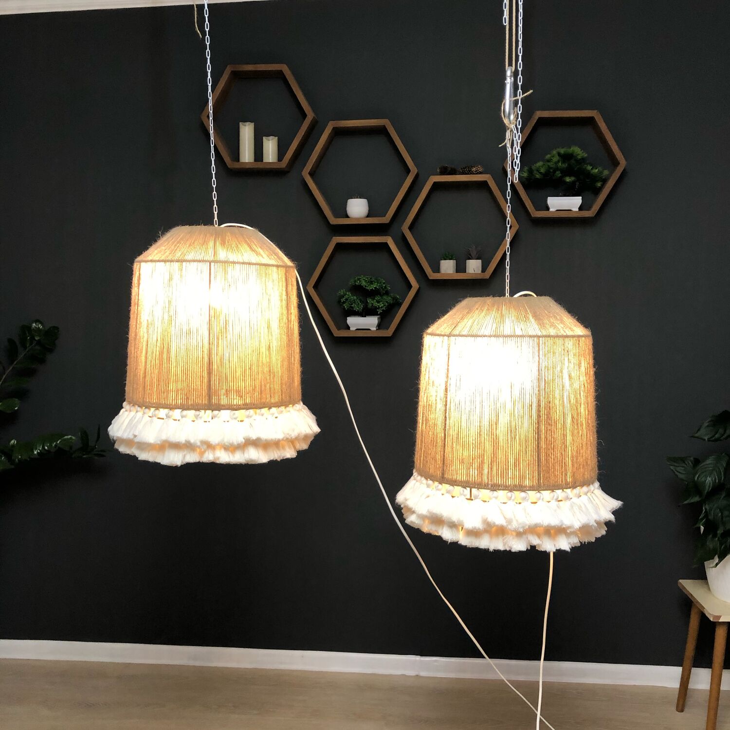 Плетеный светильник. Плетеная люстра на заказ в интернет-магазине ...