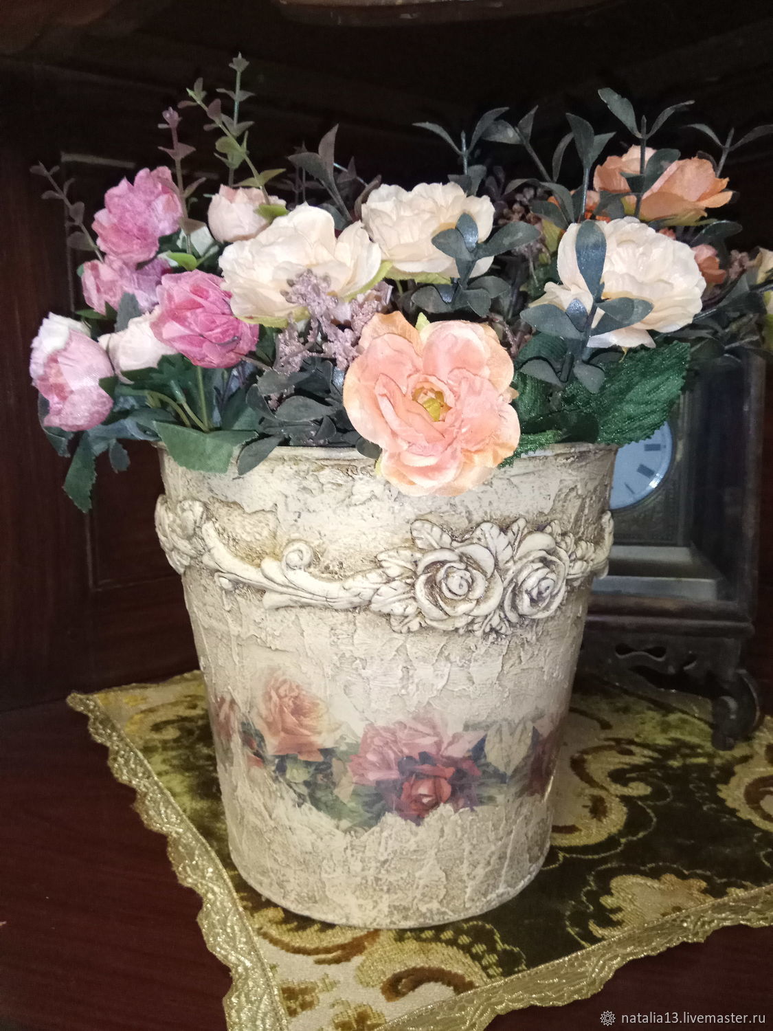 Кашпо: "Каменное" в интернет-магазине Ярмарка Мастеров по цене 3500 ...