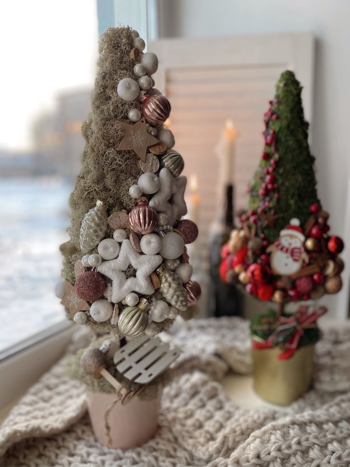 Интерьерные новогодние ёлочки в интернет-магазине Ярмарка Мастеров по ...