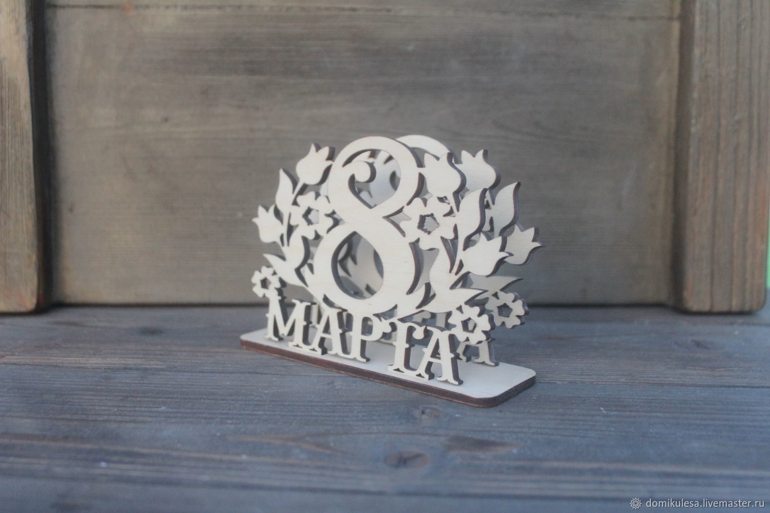 Салфетница "8 марта" деревянная – купить на Ярмарке Мастеров – QA5O4RU ...