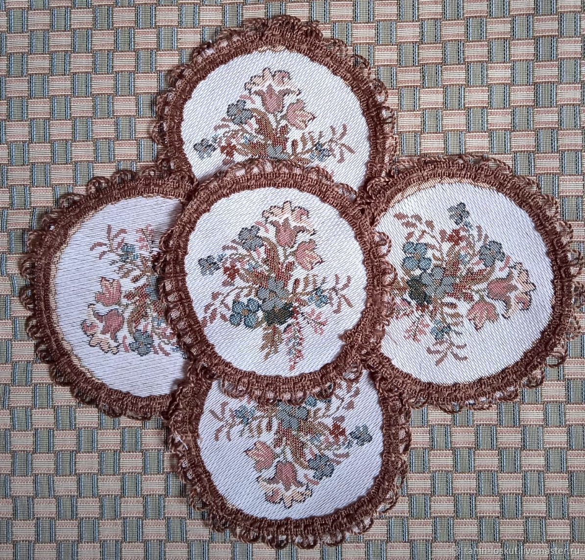 Кофейницы. Гобеленовые салфетки купить в интернет-магазине Ярмарка ...