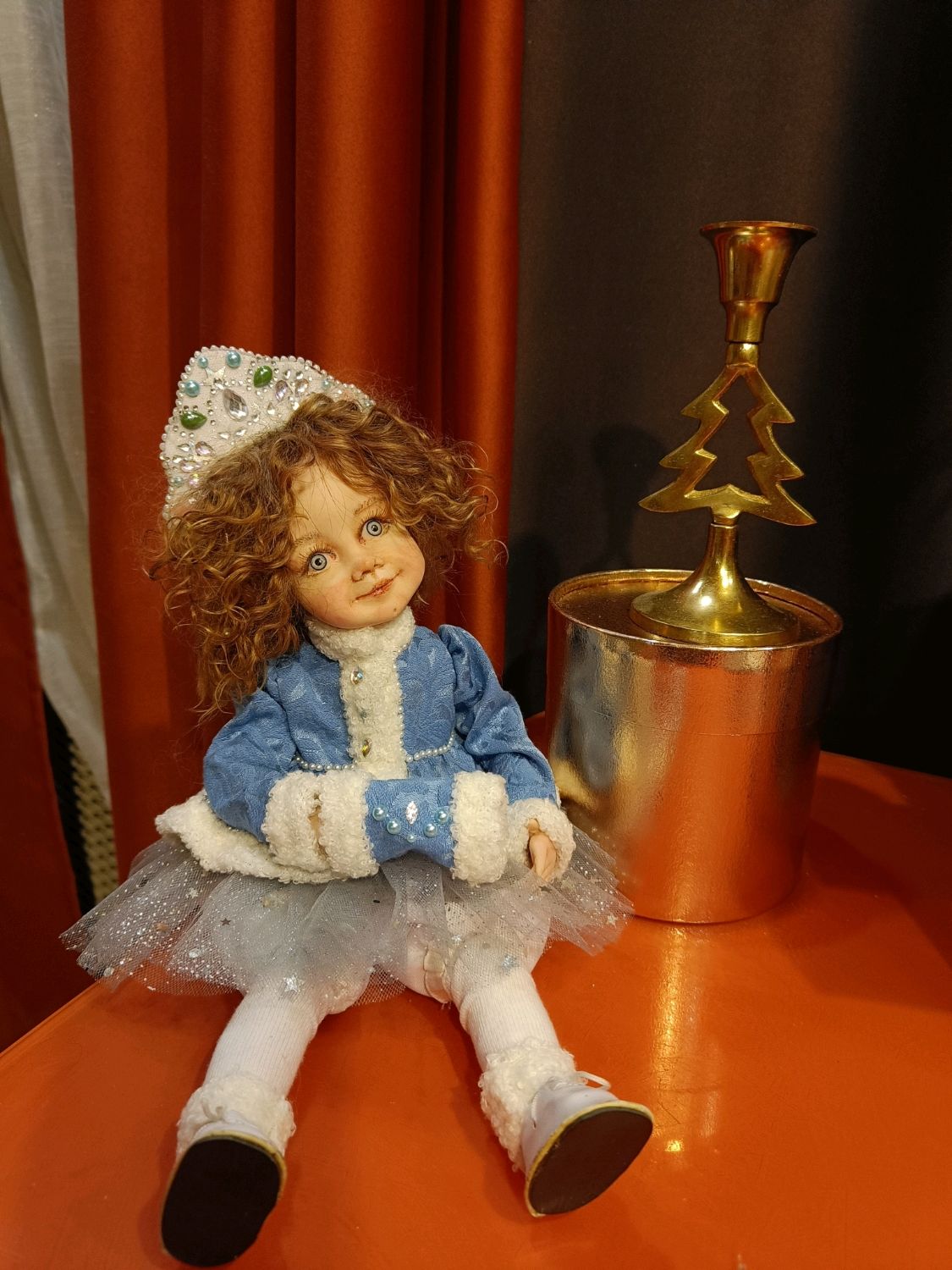 Авторская кукла, Снегурочка купить в интернет-магазине Ярмарка Мастеров ...