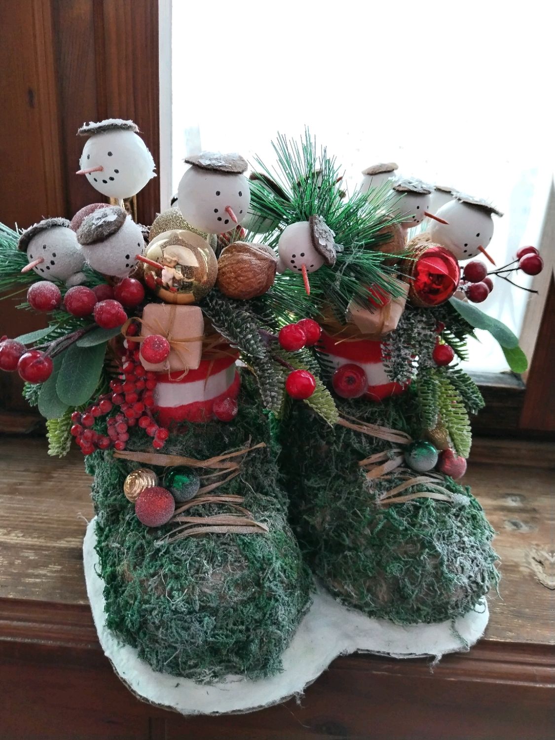 Новогодние сапожки. Очаровательные сапожки для декора и т.д купить в интернет-магазине Ярмарка ...