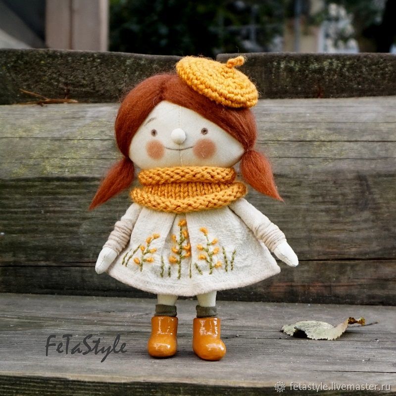 Осень Кукла интерьерная осенняя купить в интернет-магазине Ярмарка Мастеров по цене 3950 ...