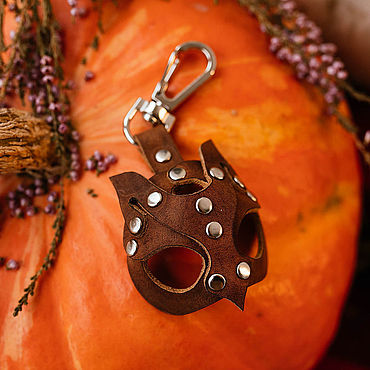 Брелок из кожи "Такса" – заказать на Ярмарке Мастеров – 8AIWBRU ...