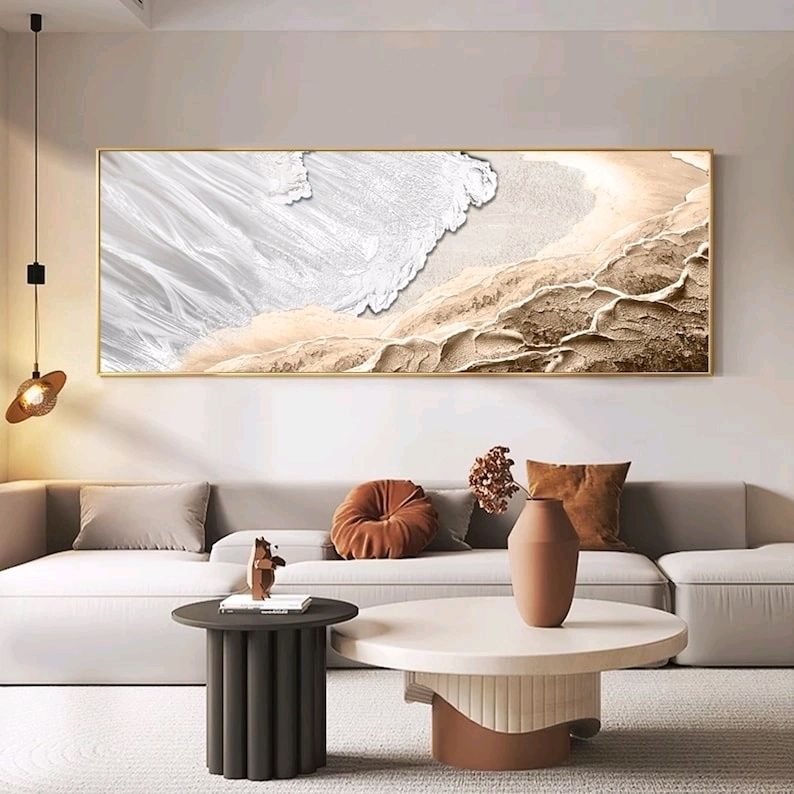 Объемные картины для интерьера Картина маслом абстракция Искусство в ...