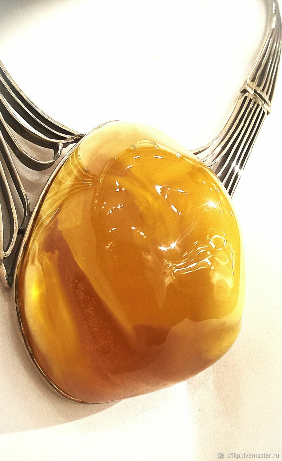 Колье Amber янтарь Балтика украшение купить в интернет-магазине Ярмарка ...