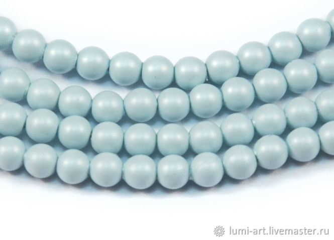 3мм Pastel Blue Голубой Жемчуг Сваровски круглый (40 шт) – купить на ...