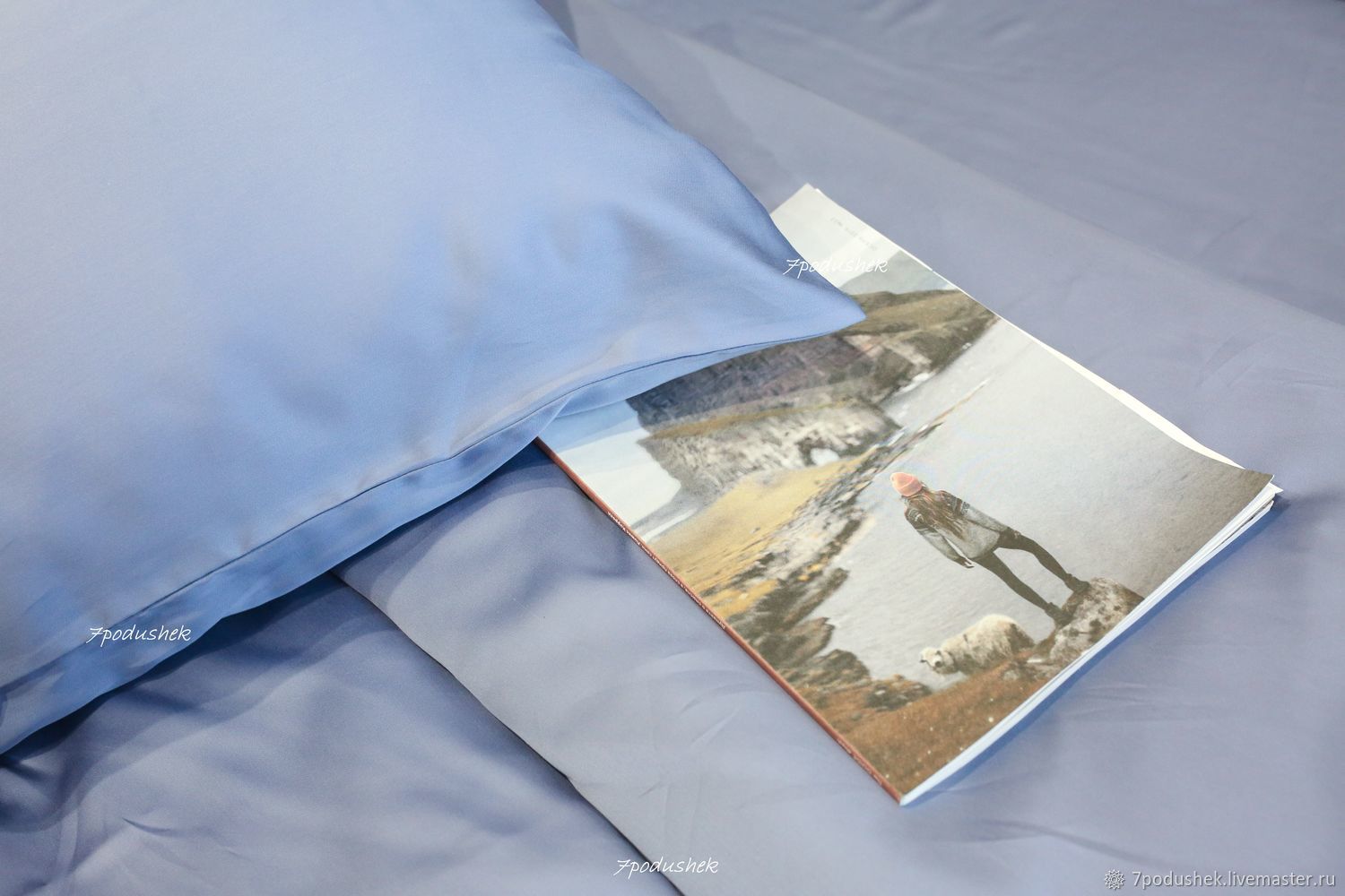 Classic blue приглушенно-синее постельное белье в интернет-магазине ...