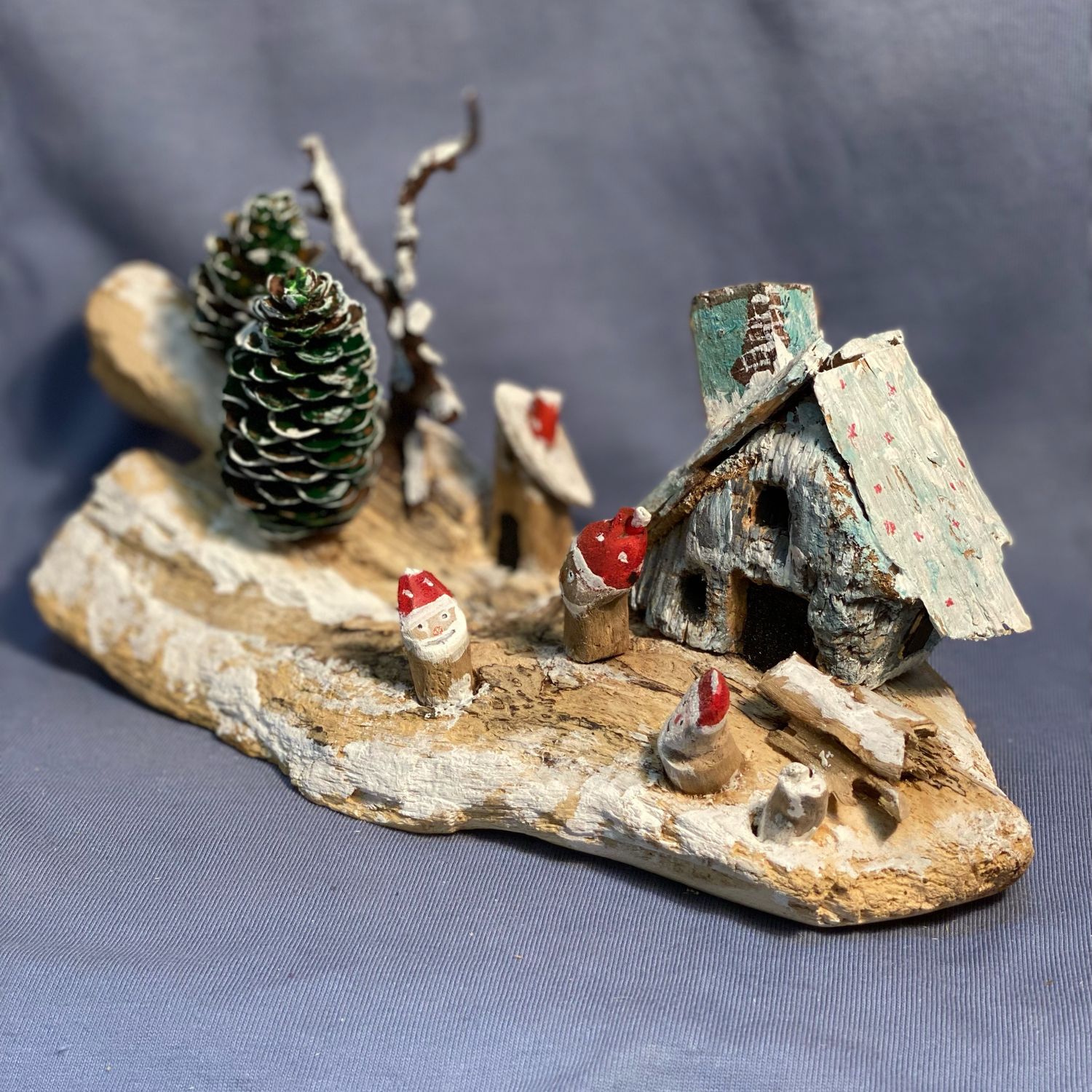 «Гномики в зимней деревне», дрифтвуд в интернет-магазине на Ярмарке ...